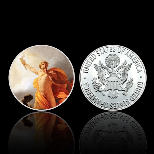 Prometheus with The Torch Silver Coin Ancient Greek Mythology Challenge ...