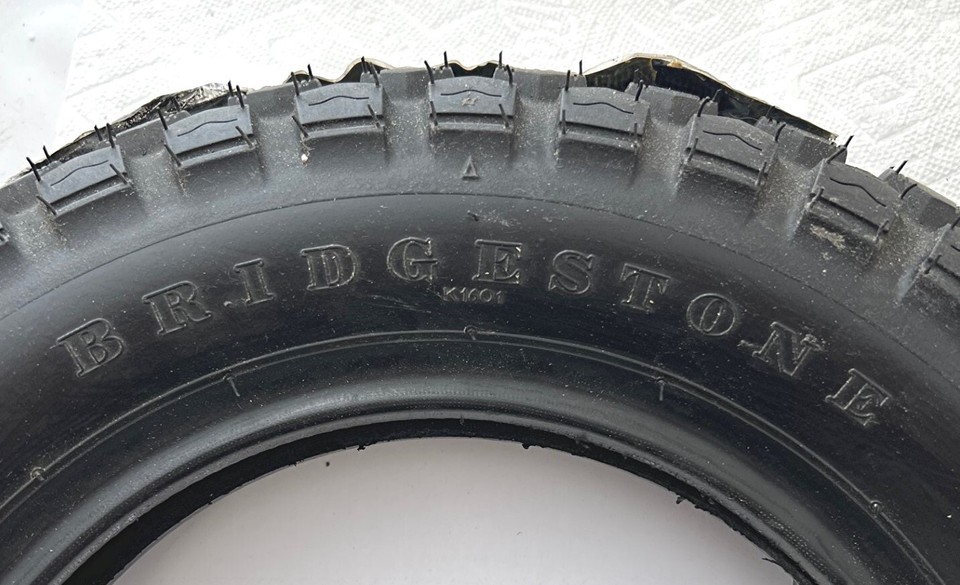 HONDA CT70 CH150 BRIDGESTONE DOT FRONT OR REAR TIRE 4.00-10 + TR87 TUBE ...