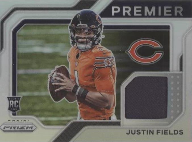 2021 Panini Prizm - Premier Jerseys Justin Fields #PJ-4 (MEM, RC) for ...