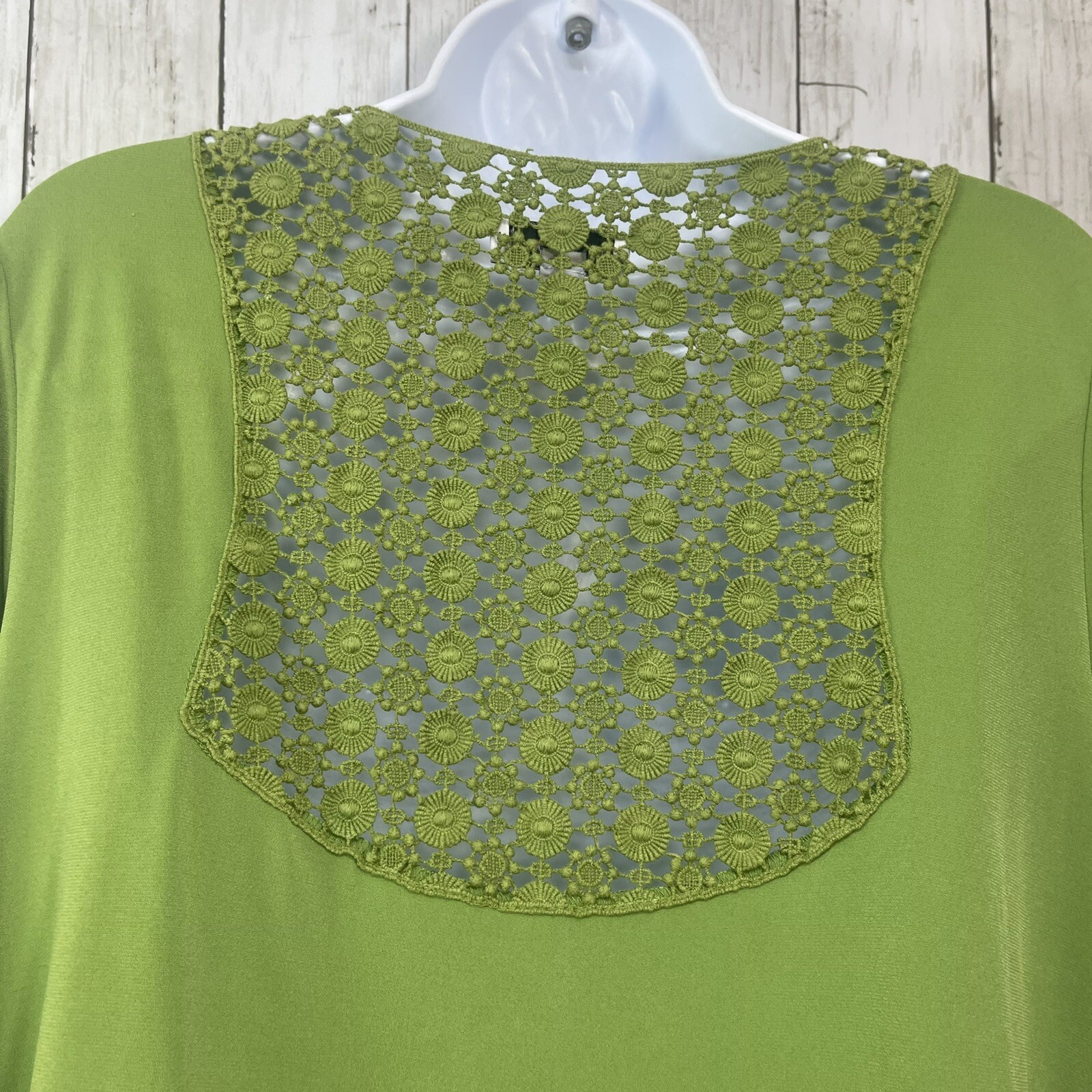 Susan Graver Crochet Lace Back Draped Front Cardigan … - Gem