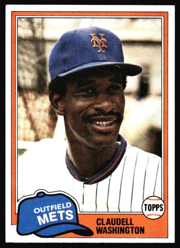 1981 Topps Claudell Washington #151 New York Mets | eBay