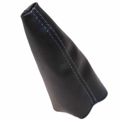 Black w/Gray Stitch Vinyl Manual Shift Boot For 07-14 Mini Cooper R55 ...