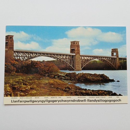 Britannia Railway Bridge – ANGLESEY – Wales | eBay UK