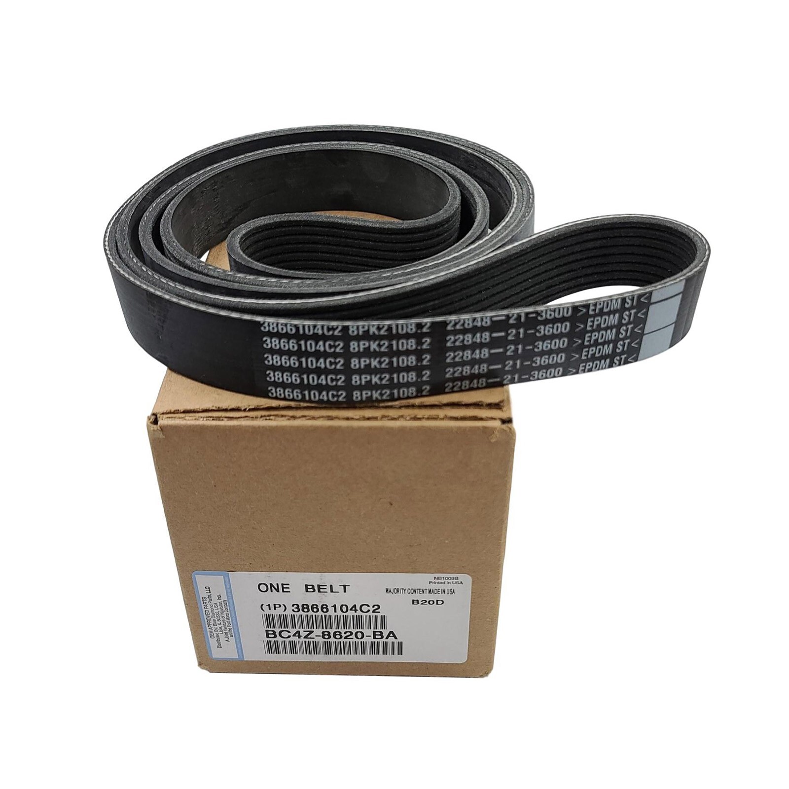 OEM INTERNATIONAL BELT FAN 8PK ACCESSORY 2108MM 8PK2108 3866104C2 for ...