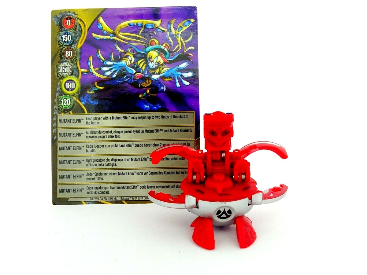 Bakugan Mutant Elfin BAKUGAN DUAL ELFIN Blue Aquos B2 New Vestroia