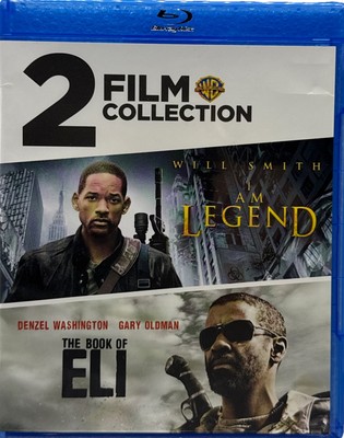 Post-Apocalyptic Double Feature - I Am Legend + The Book Of Eli - Blu ...