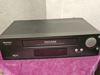 Matsui VN9730 VHS VCR Video Cassette Recorder Player Black - Tested ...