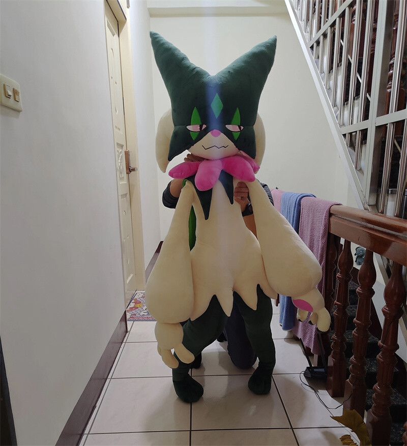 Giant Meowscarada Stuffed Toy Cosplay Plushie Plush Doll Xmas Gift 80 giant-meowscarada-stuffed-toy-cosplay-plushie-plush-doll-xmas-gift-80