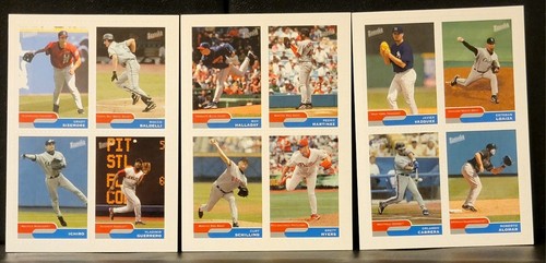 2004 Topps Bazooka 4 On 1 Sticker Card #3 4 17 /40 All Star HOF NM-MINT ...