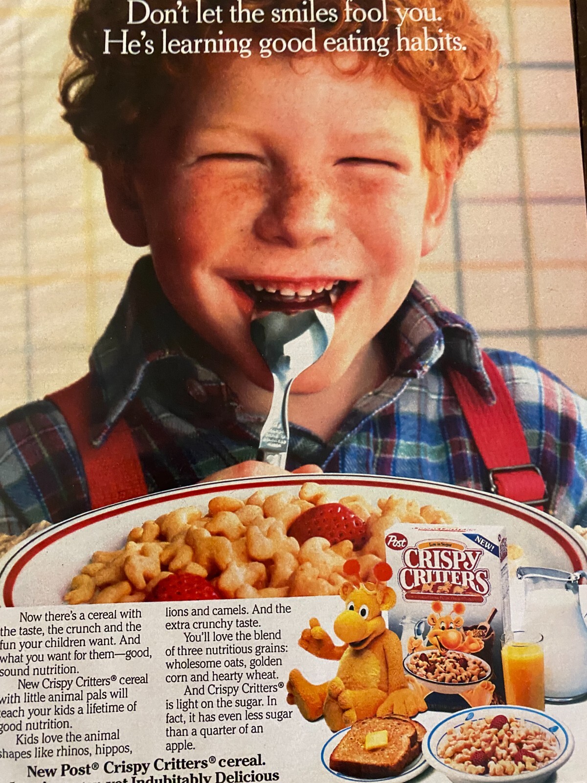 Post Crispy Critters, Full Page Vintage Print Ad | eBay