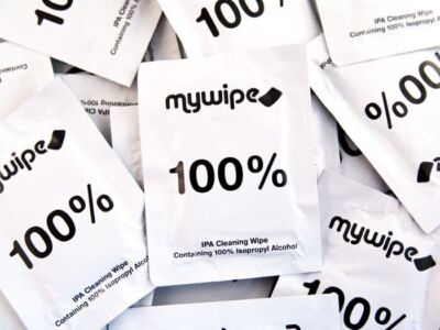 Large Alcohol Wipes 100% Isopropyl Alcohol 185mmx145mm Multi Purpose ...