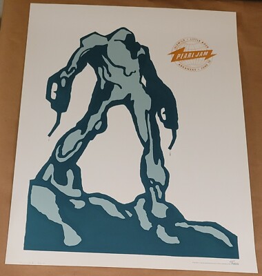 Pearl Jam Poster Signed/Numbered By Artist Little Rock 2003 Ames Bros ...