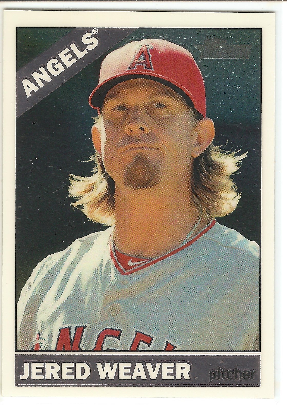 2015 Topps Heritage - Jered Weaver #THC-433 Chrome /999 for sale online ...