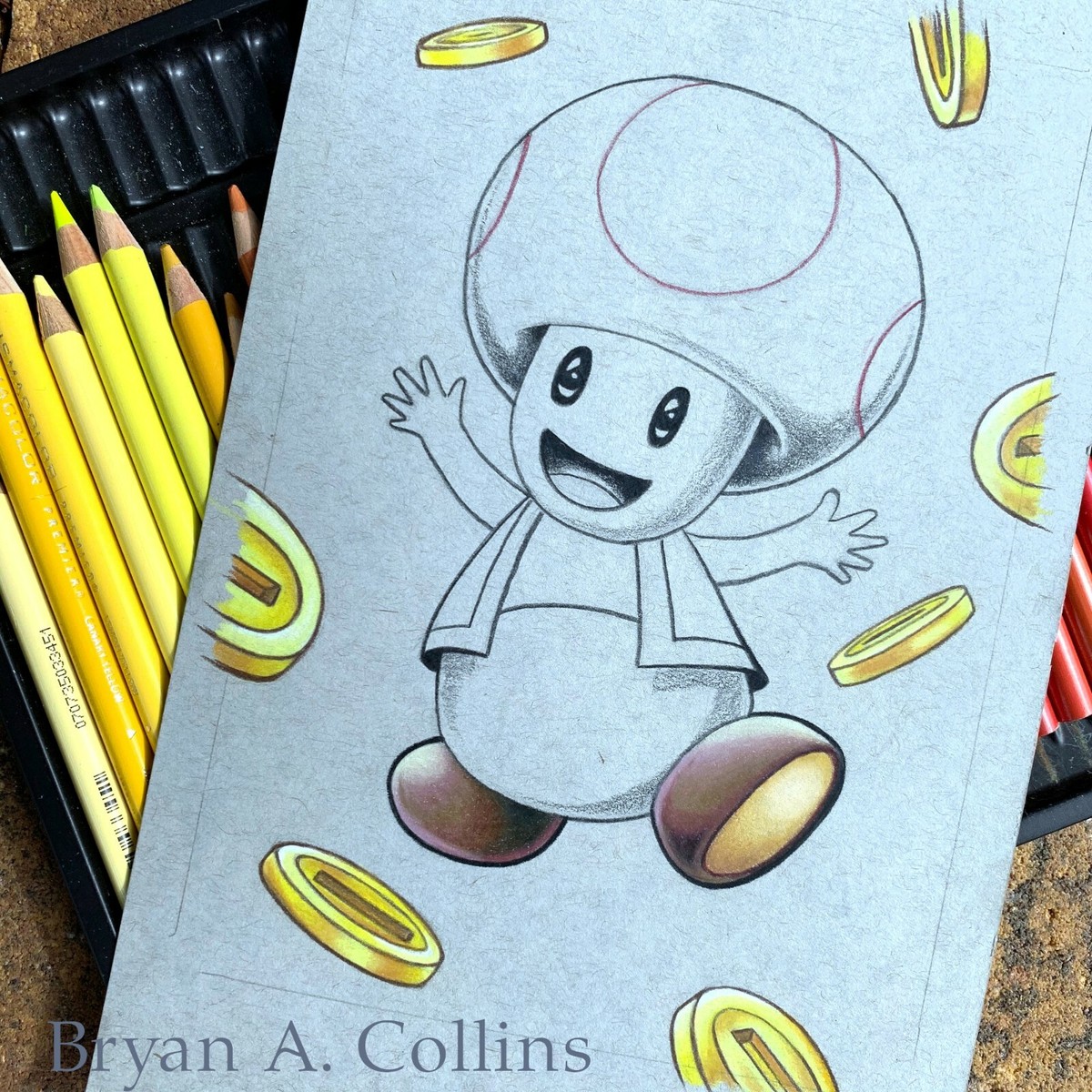 Dessin De Mario Toad