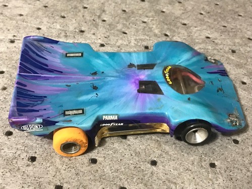 Vintige Riggen? slot car, brasss chassis. Parma womp? | eBay