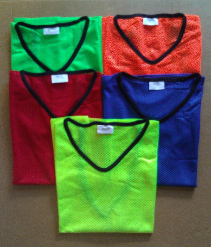 Sports Training Bibs / Vests - Soccer Touch Football Rugby - 3 Sizes ...