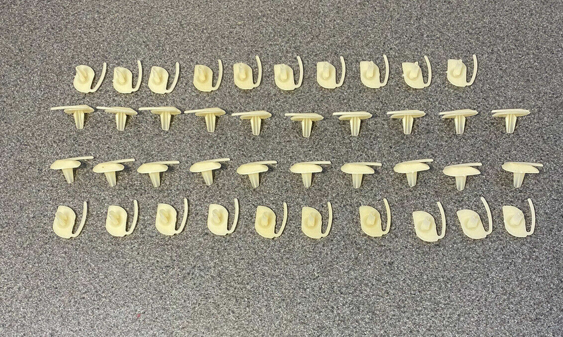 1962-1966 Chevy Truck Upper Body Side Molding Clips Kit 40 Pc | Five ...