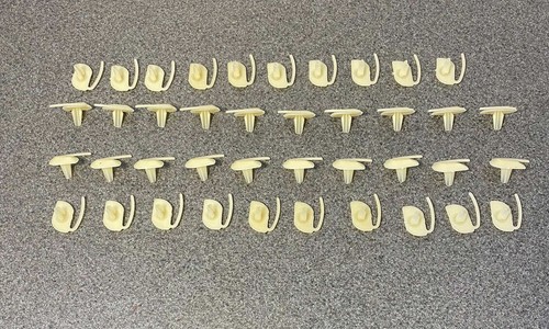 1962-1966 Chevy Truck Upper Body Side Molding Clips Kit 40 Pc | Five ...
