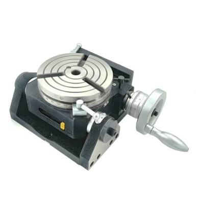 rotary table milling HV6/6" / 110mm model tilting gear ratio 90:1 (DDP ...