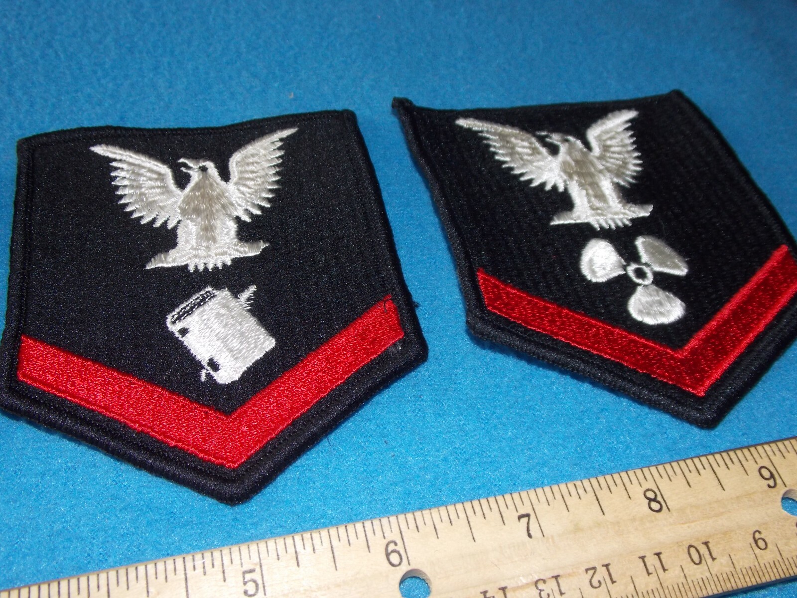 LOT OF 3 DIFFERENT - USN Rank PATCHES | eBay