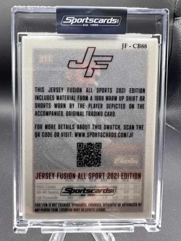 2021 Jersey Fusion 1990 Skybox Charles Barkley JF-CB88 Game Used Swatch ...