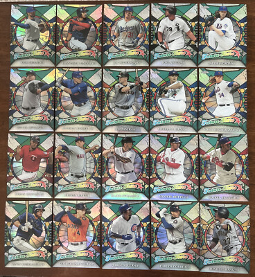 2016 Topps Chrome Future Stars Complete set 20 cards Mookie Betts Kris ...