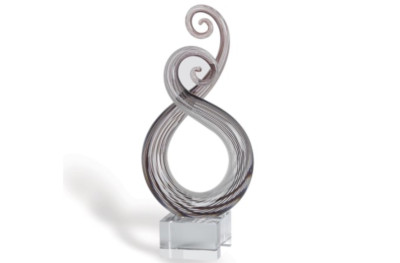 Badash Entangle Murano-Style Art Glass Centerpiece 10"H | eBay