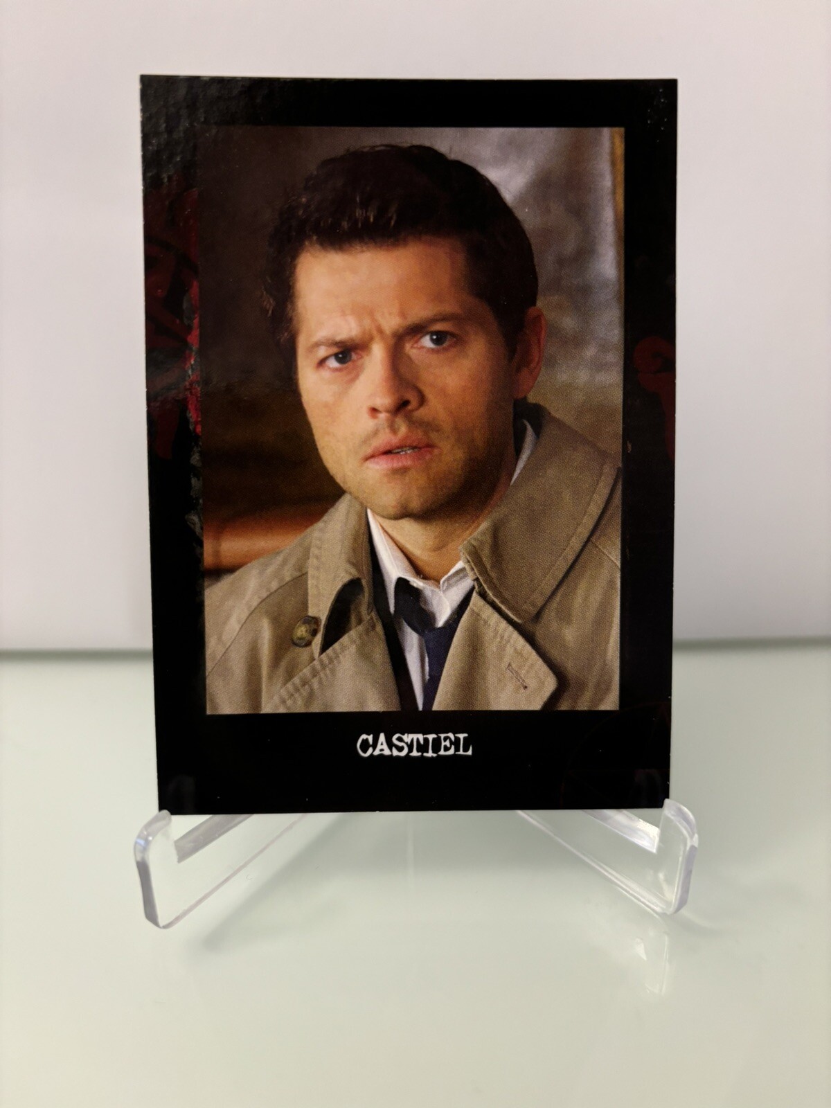 SUPERNATURAL CRYPTOZOIC SEASONS 4-6 CASTIEL CHARACTER BIOS INSERT CARD ...