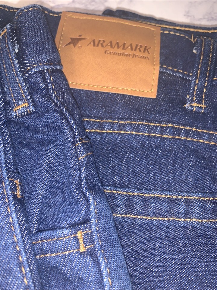 Uniform Work Aramark New 36x28 Denim - 4 Pairs! | eBay