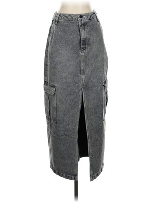 Love, Fire Women Gray Denim Skirt 3 | eBay