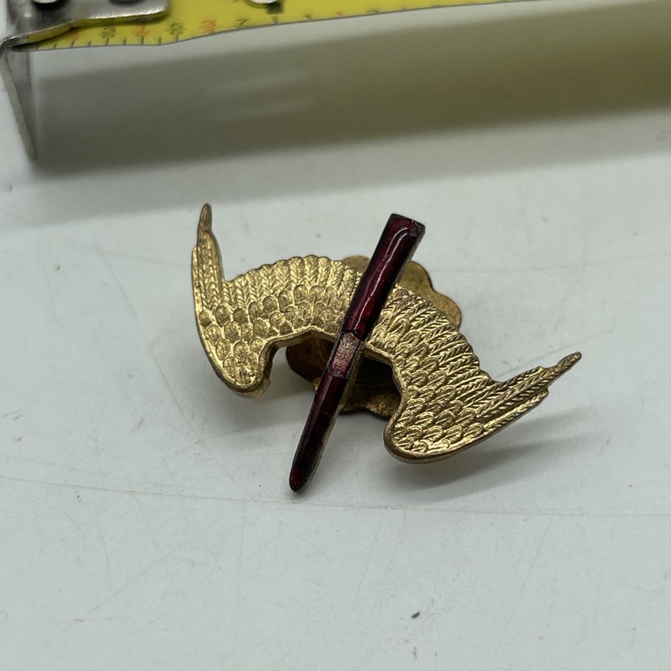 U.S. Military 64th Coast Artillery Regiment Unit Crest Pin Winged Screw ...