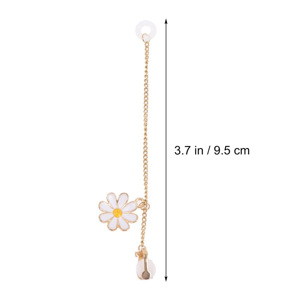 Wireless Earphone Earring Chain Silicone Earphones Anti-lost Straps ...