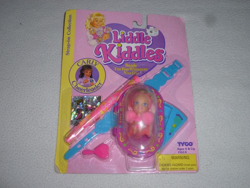 NEW ON CARD LIDDLE KIDDLES CARLY CHEERLEADER KIDDLE DOLL VINTAGE TYCO ...