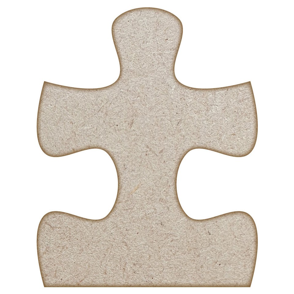 Puzzle Pieces & Complete Jigsaw MDF Laser Cut Craft Blanks in Various ...