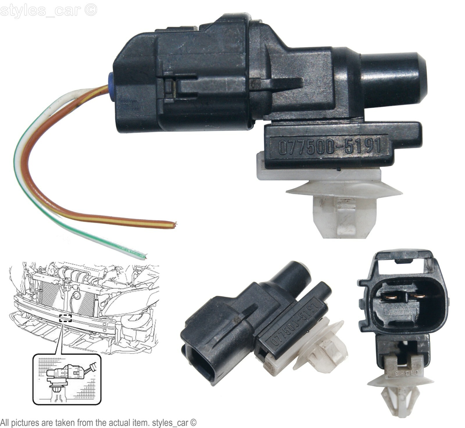 Genuine Toyota Lexus Mitsubishi Ambient Outside Temperature Sensor ...
