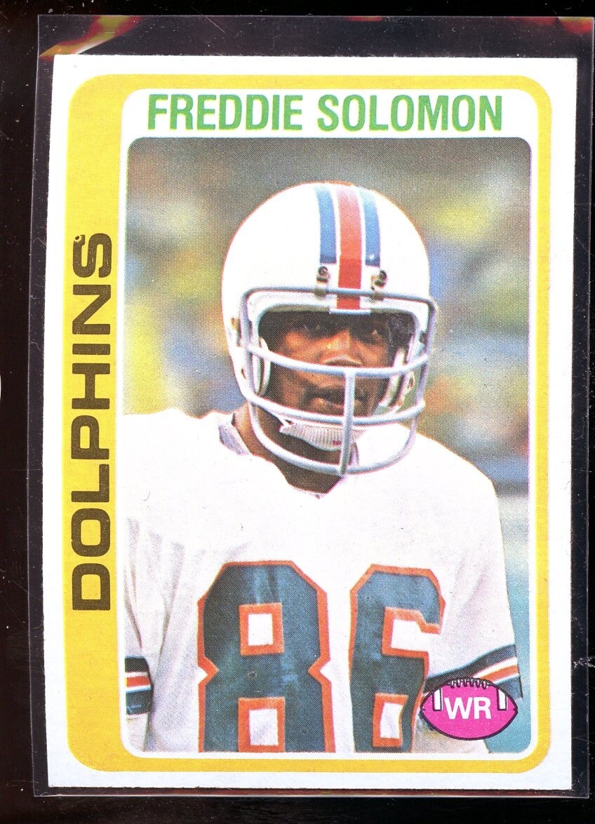 1978 TOPPS #399 FREDDIE SOLOMON DOLPHINS NM/MT A03385 | eBay
