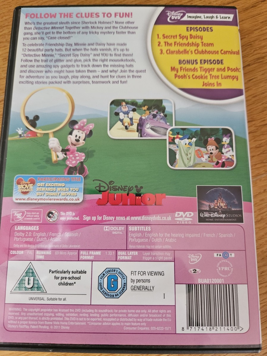 Mickey Mouse Clubhouse Detective Minnie DVD A Casa Do Mickey Mouse