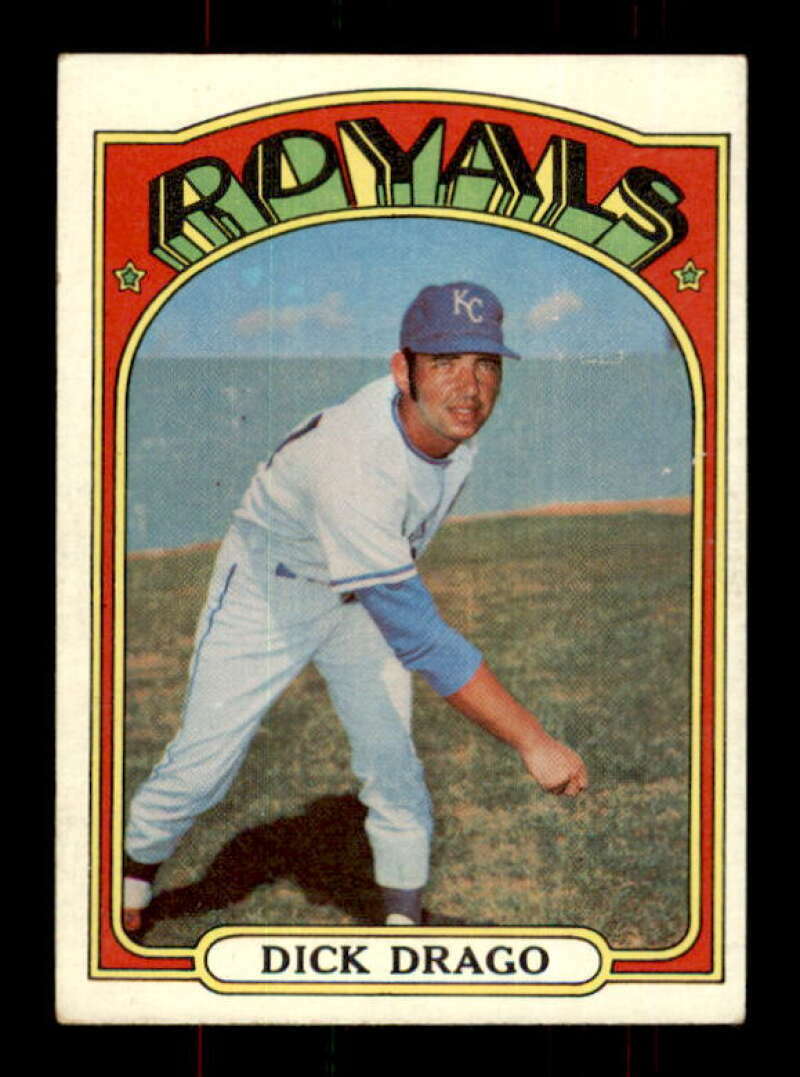 1972 Topps #205 Dick Drago VGEX Royals 506953 | eBay