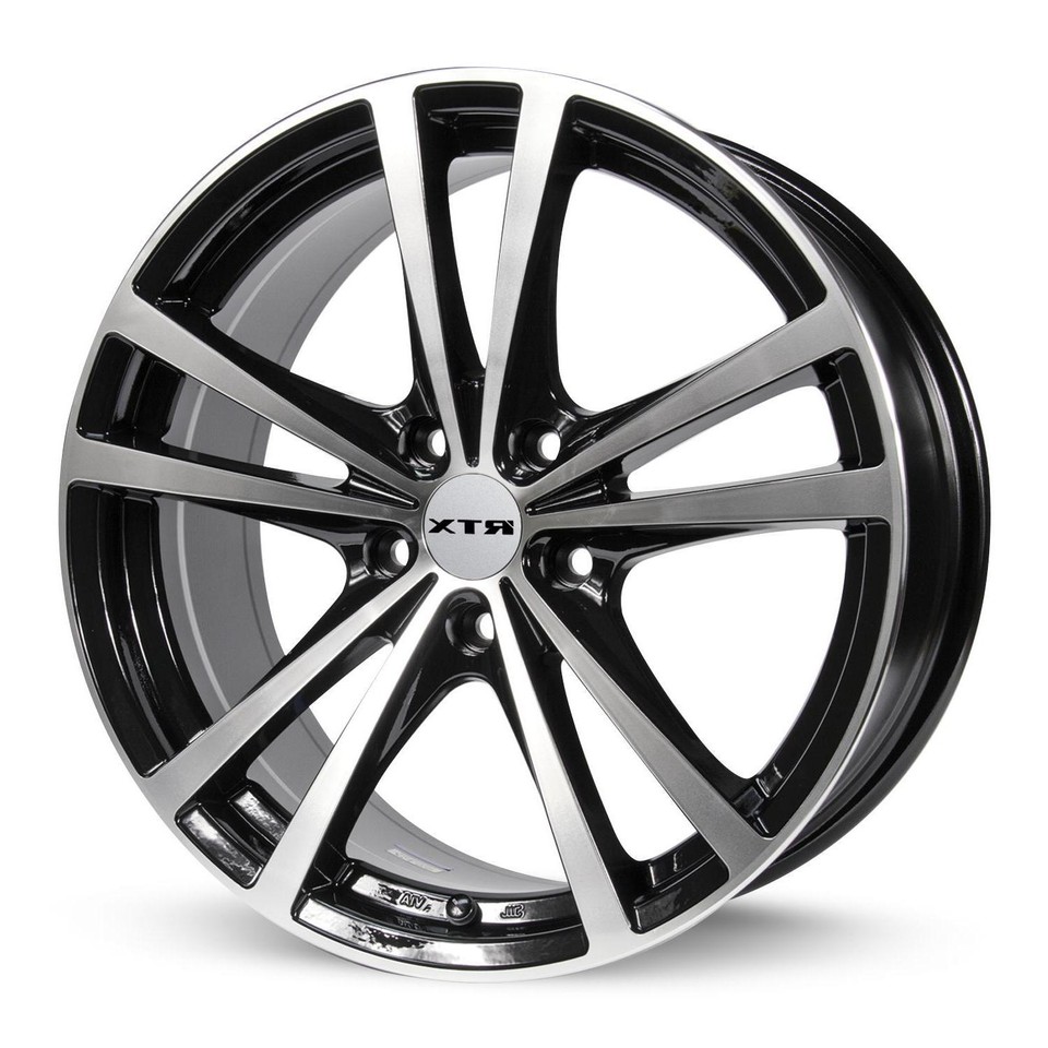 15 Inch Black Alloy Wheel Rim for Kia Rio5, RTX 81222 15x6.5 4x100 4Lug ...