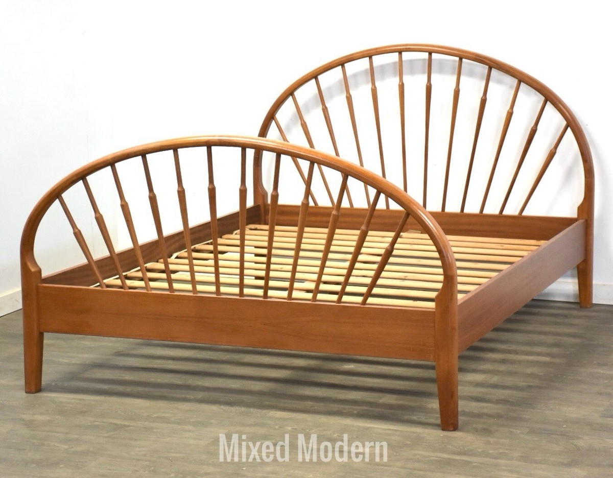 Queen Teak Platform Bed Danish Modern Teak King Platform Bed