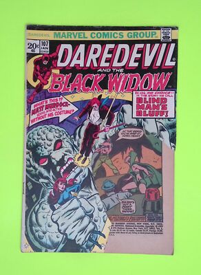 Daredevil #107 Vol. 1 1974 Marvel Comics Low Grade Comic Book K62-23 | eBay