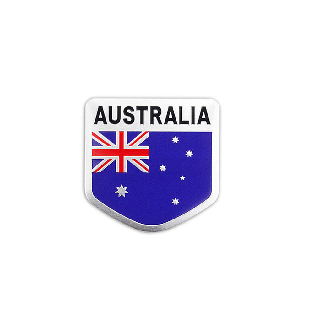 2X Car Sticker 3D Australia Flag Logo Metal Sticker Emblem Badge Decal ...