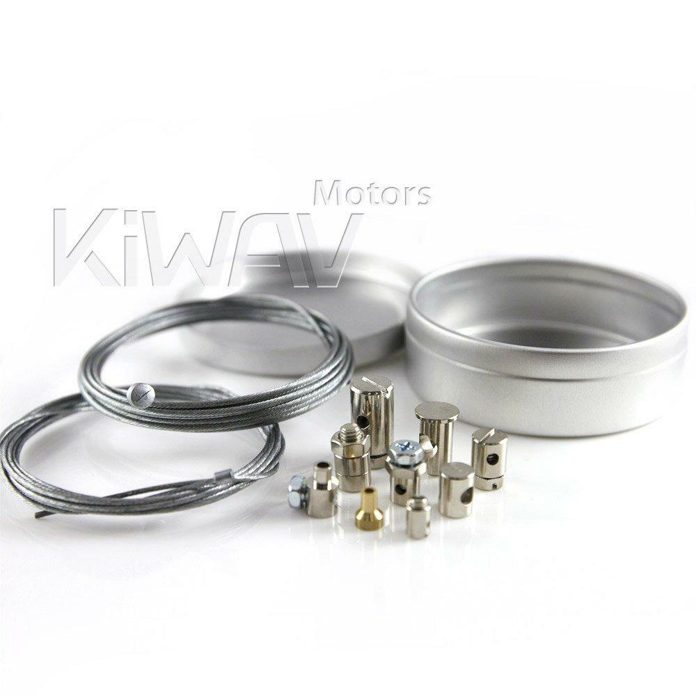 KiWAV Universal Throttle Clutch Brake parking brake Cable Repair Kit | eBay