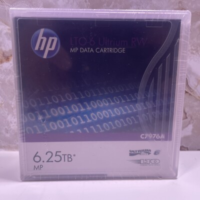 HP LTO-6 Ultrium RW 6.25TB MP Data Cartridge C7976A | eBay