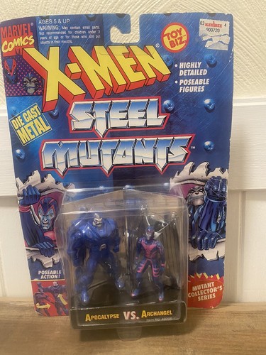 Vintage Toy Biz 1994 Marvel X-Men Steel Mutants Apocalypse vs Archangel ...