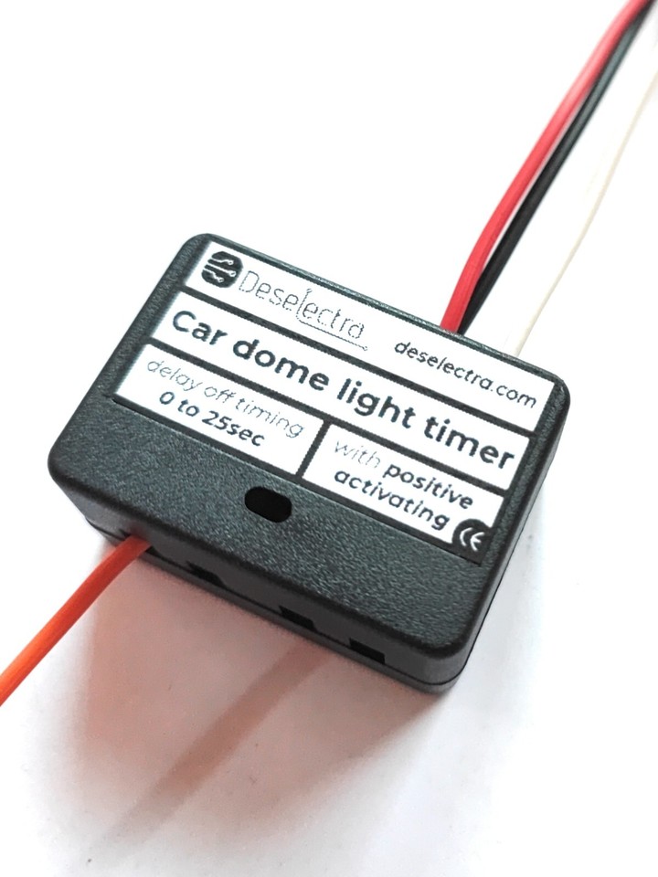 Positive switching car dome interior light delay switch timer 1 to ...