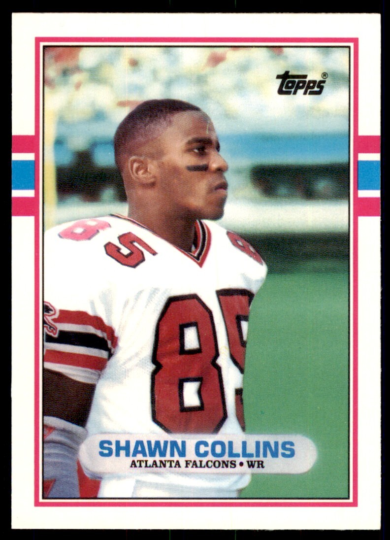 1989 TOPPS TRADED. SHAWN COLLINS ROOKIE . ATLANTA FALCONS #3T | eBay