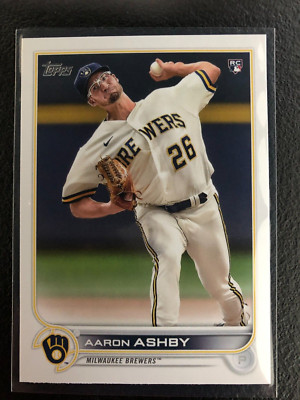 Aaron Ashby 2022 Topps Series 1 Rookie Card RC #78 Brewers - MNT Ready ...
