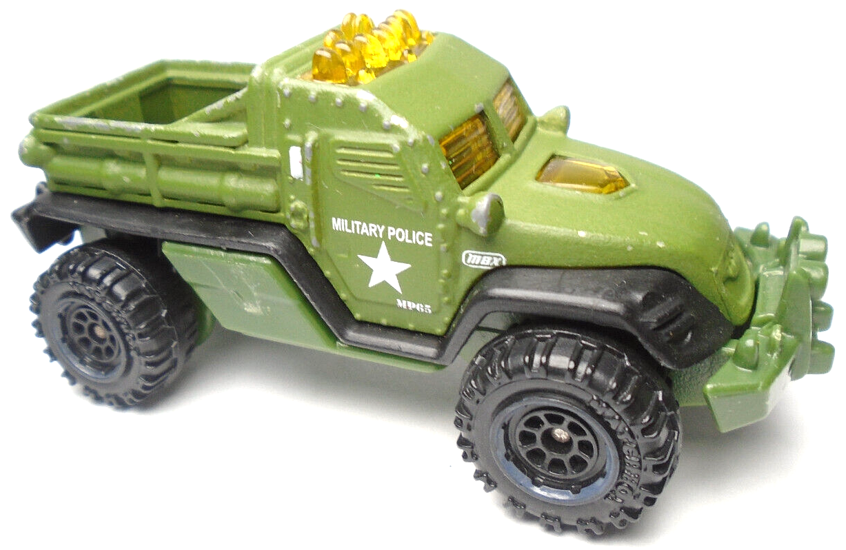 2016 MATCHBOX ROAD RAIDER MILITARY POLICE GREEN 1:64 DIECAST 2.75 ...
