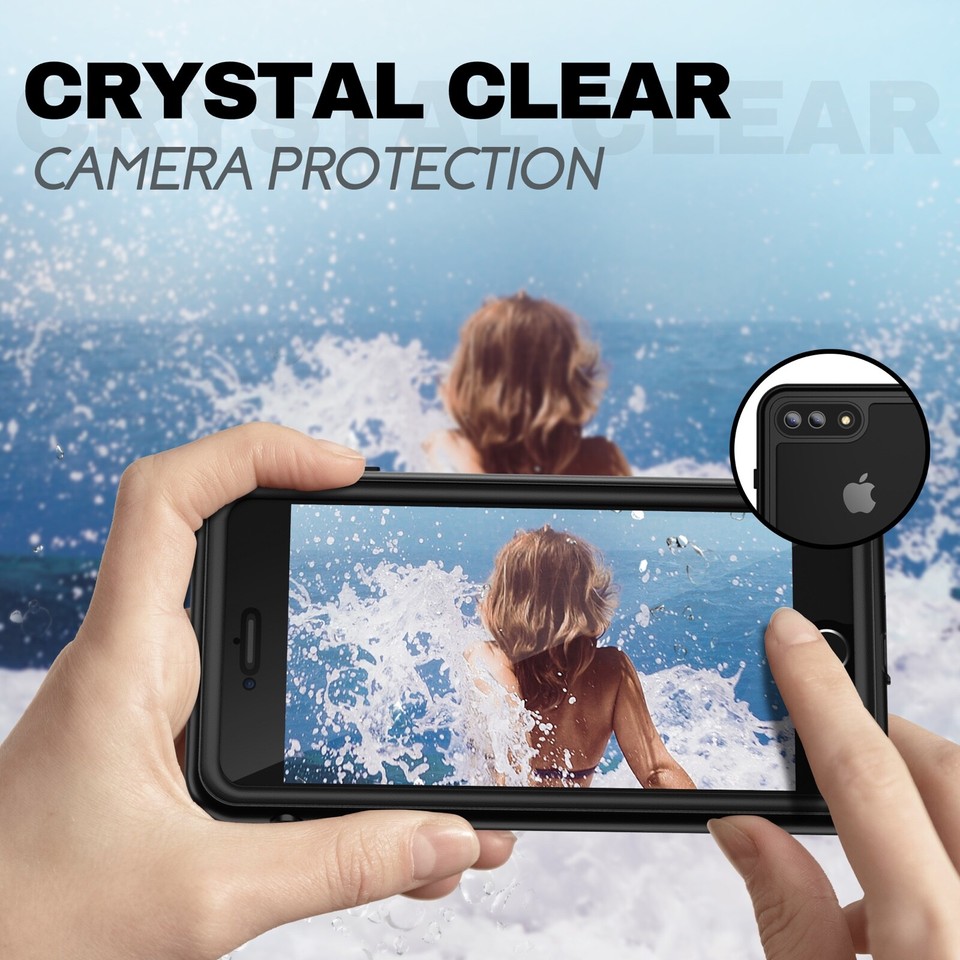 Waterproof Case for Apple iPhone 7 & 8 Plus Shockproof Dirtproof Series ...